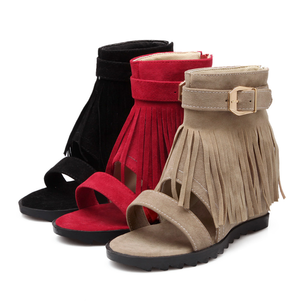 Fringe Flat Sandals on Luulla